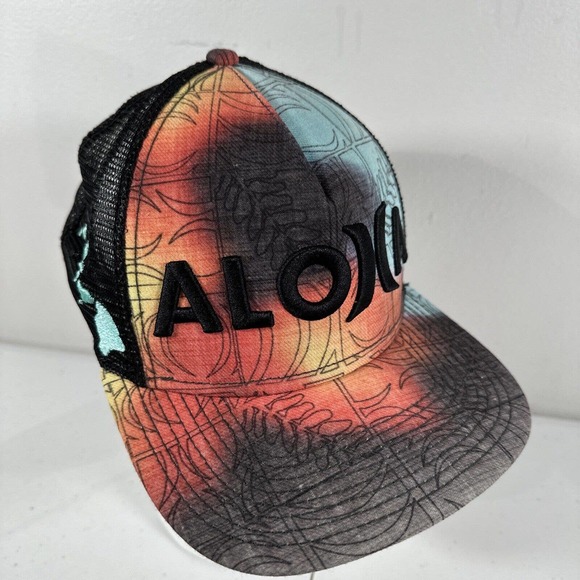 New Era | Accessories | New Era X Hurley Hat Colorful Aloha Mesh Snap ...